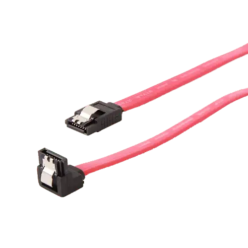 GEMBIRD CC-SATAM-DATA90 Metal clips, Serial ATA data kabl flat 0,5m 90 degree bent connector A