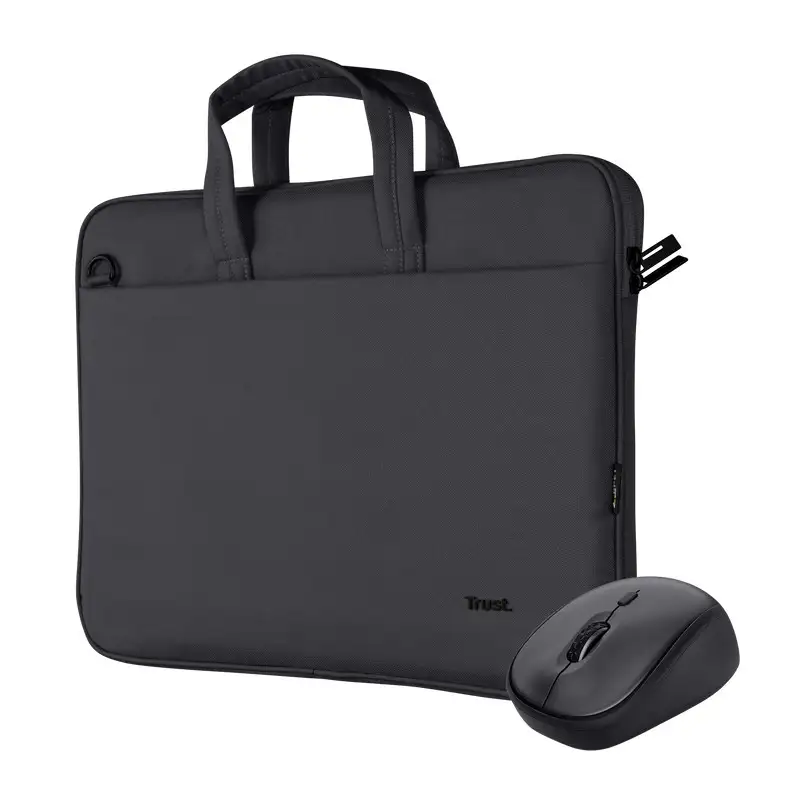 TRUST BOLOGNA 16" Set Torba i mis Crna (24988)