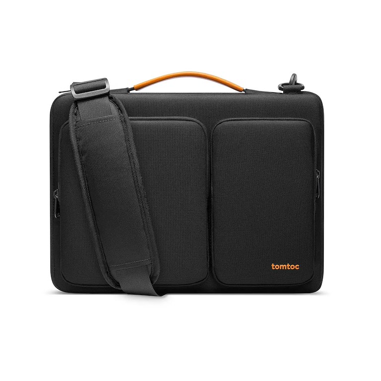 TOMTOC DEFENDER A42 LAPTOP BRIEFCASE BLACK 14" A42D3D1