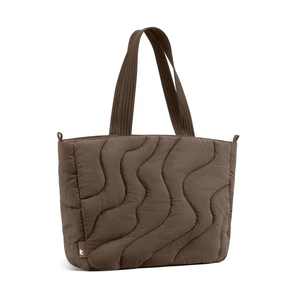TOMTOC TERRA T38 PUFFY LAPTOP TOTE BAG EARTHSHADE 16" 13.5L T38M1Y1