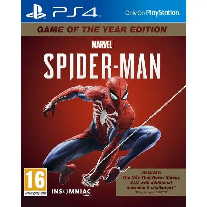 PS4 Marvels Spider Man: Game Of The Year Edition