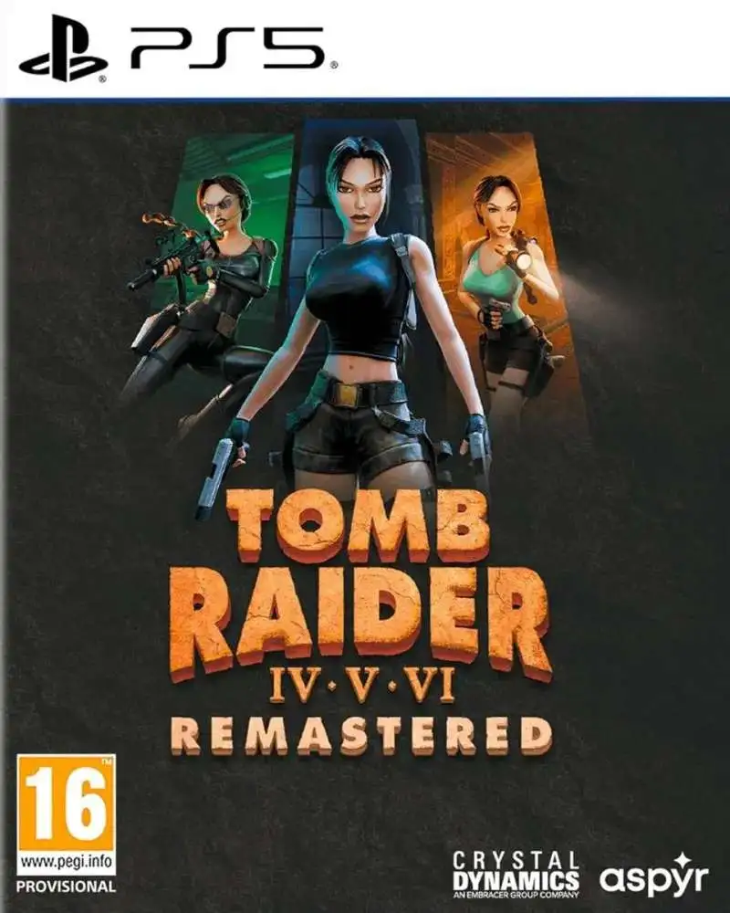 SONY PS5 Tomb Raider IV-VI Remastered Starring Lara Croft