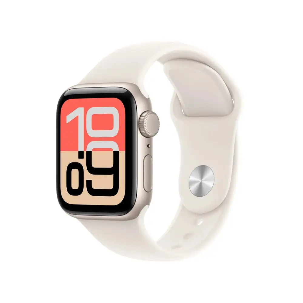 APPLE Watch SE 3 GPS 40mm Starlight Aluminium Case with Starlight Sport Band - S/M meh34rk/a