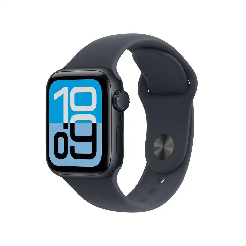 APPLE Watch SE 3 GPS 44mm Midnight Aluminium Case with Midnight Sport Band - M/L mehq4rk/a