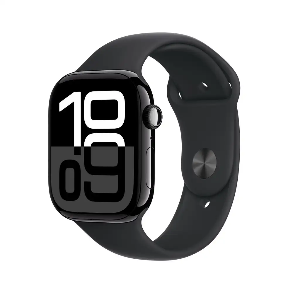 APPLE Watch S10 GPS 42mm Jet Black Alu Case with Black Sport Band - M/L mwwf3qv/a