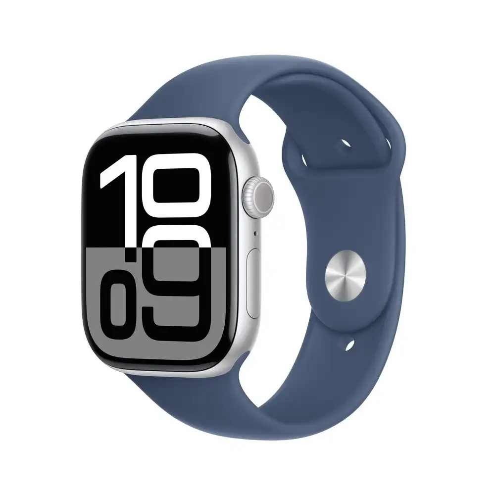 APPLE Watch S10 GPS 42mm Silver Alu Case with Denim Sport Band - S/M mwwa3qv/a