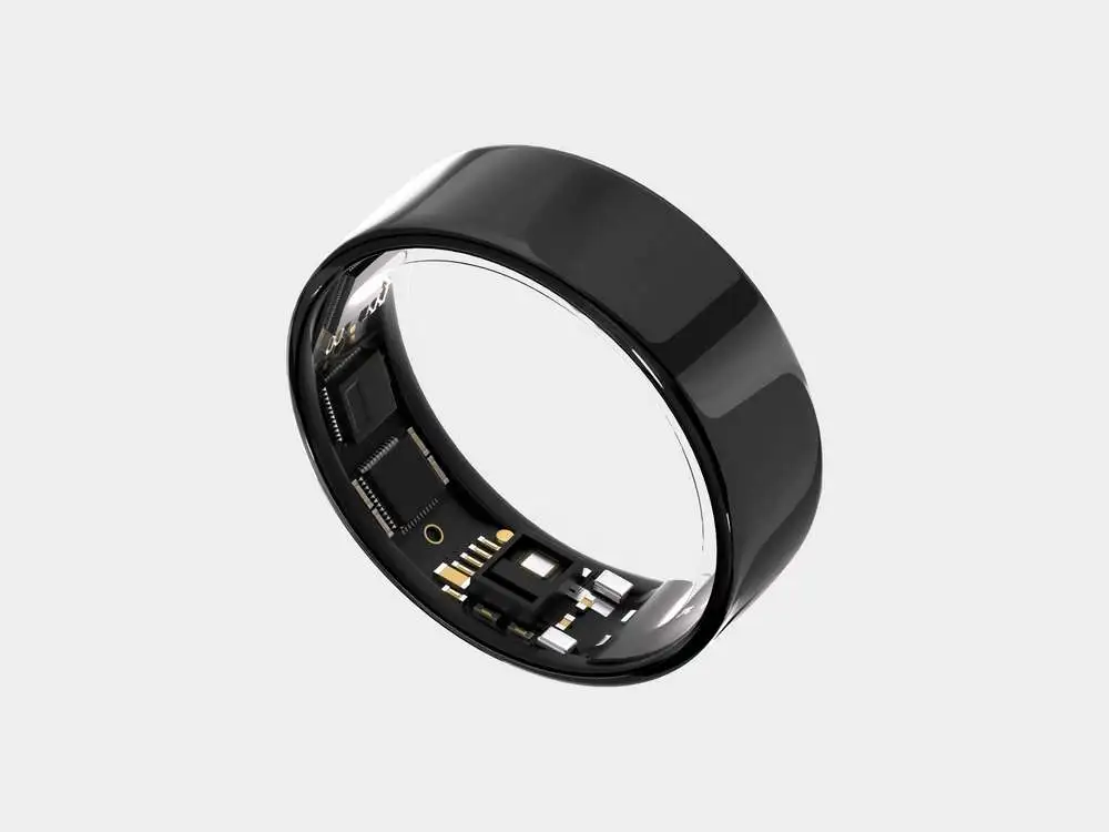 ULTRAHUMAN Ring Air - Size 08 Aster Air Black