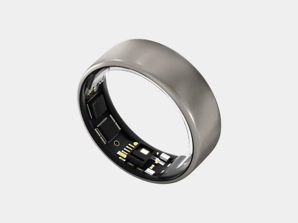 ULTRAHUMAN Ring Air - Size 13 Raw Titanium