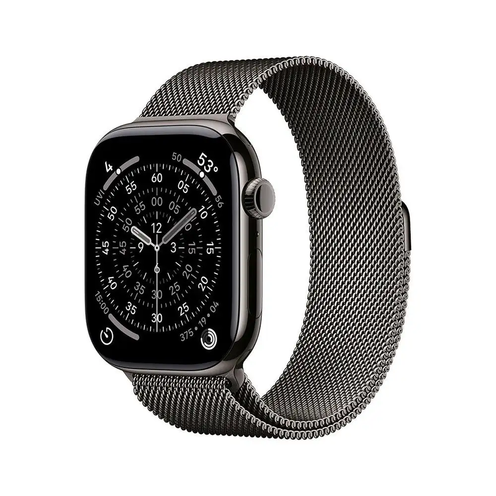 APPLE Watch S11 Cellular 42mm Slate Titanium Case with Slate Milanese Loop mf8u4rk/a
