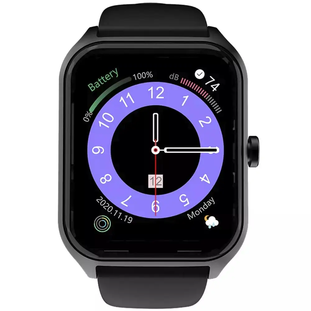 HIFUTURE Smart Watch Ultra 2 Pro Black + Grey band