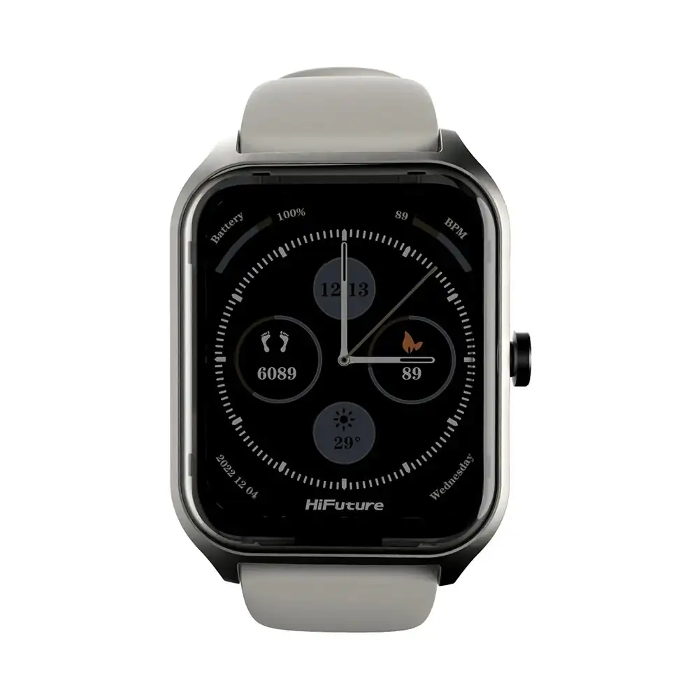 HIFUTURE Smart Watch Ultra 2 Pro Grey + Black band