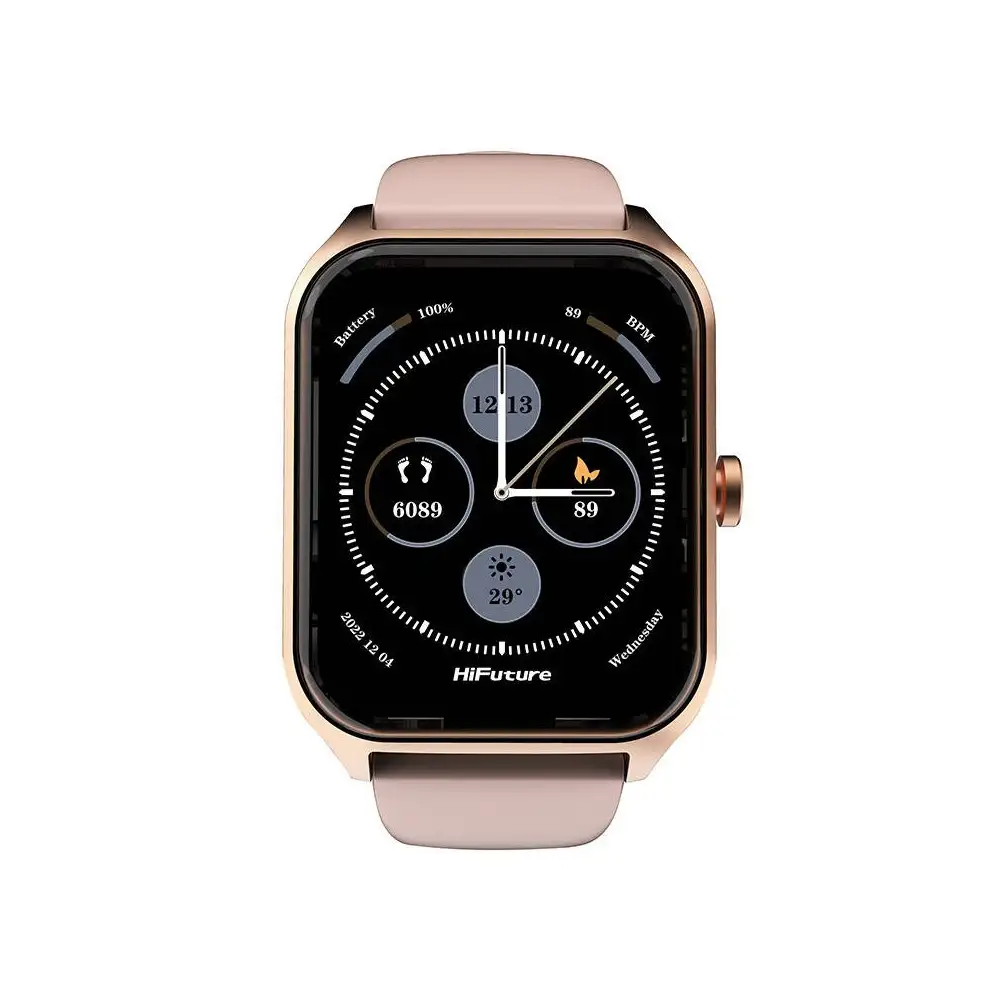 HIFUTURE Smart Watch Ultra 2 Pro Pink + Black band