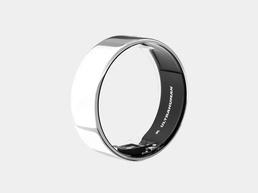 ULTRAHUMAN Ring Air - Size 13 Aster Air Space Silver