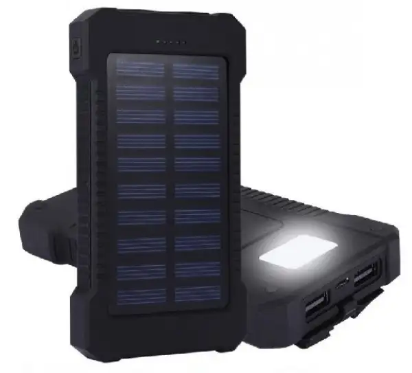 GEMBIRD Power bank Solar 12000mAh Black HRD-T12