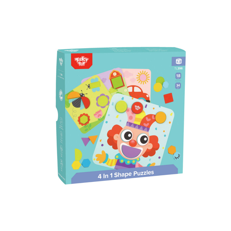 Tooky toy 4u1 puzle