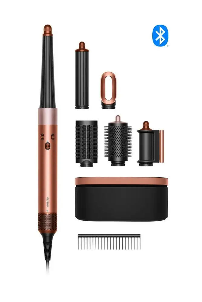 DYSON Airwrap 123682 Amber Silk/Pink Champagne Straight+Wavy