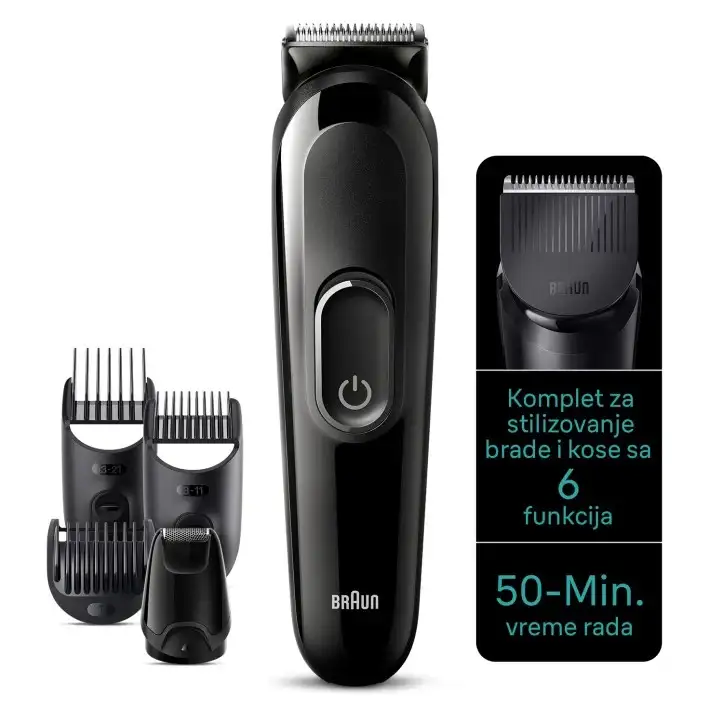 BRAUN MGK3410 BLK/BLK
