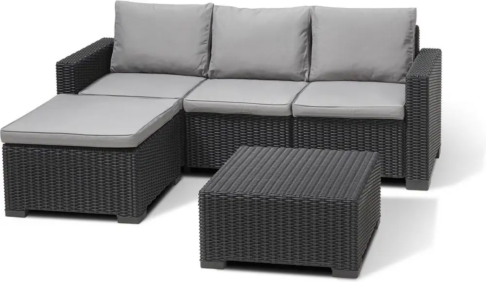 KETER Bastenska garnitura California 3 seater modular grafit CU 256622