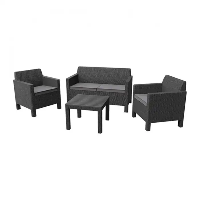 KETER Bastenski set Orlando sa malim stolom grafit CU 226515