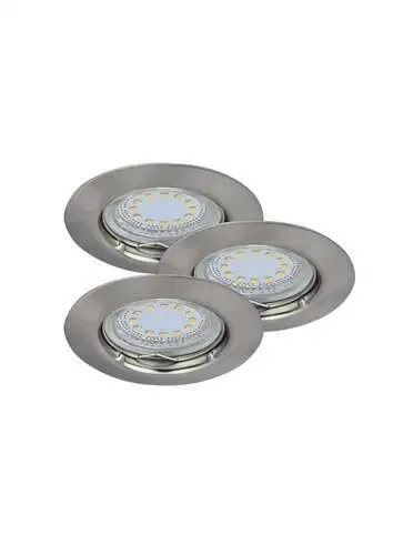 RABALUX Lite LED ugradni spot GU10 3x3W 3000K mat hrom