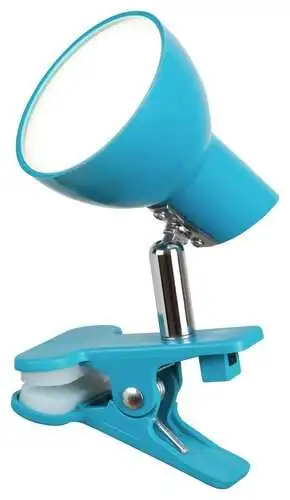 RABALUX Noah, clip lamp, blue, LED 5W