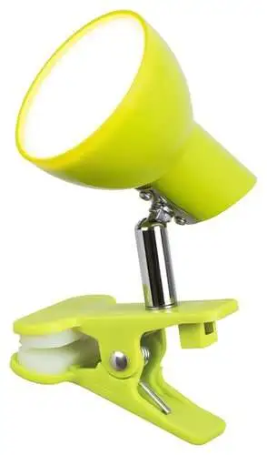 RABALUX Noah, clip lamp, green, LED 5W