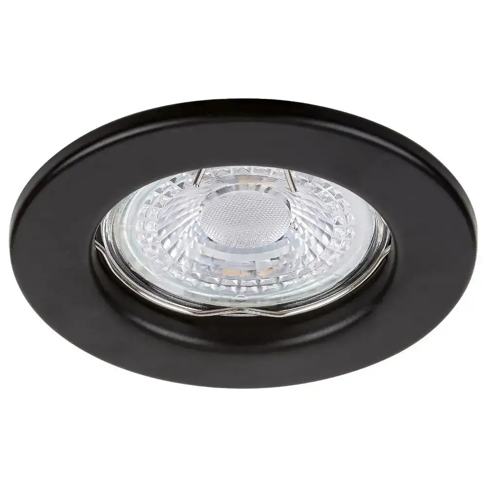RABALUX Spot Relight, ugradna crna rozetna metal okrugla