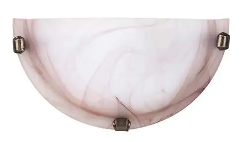 RABALUX Alabastro zidna lampa E27 60W tabaco/bronza