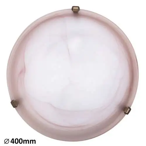 RABALUX Alabastro plafonjeraD40 E27 2x60Wtbco/bronza