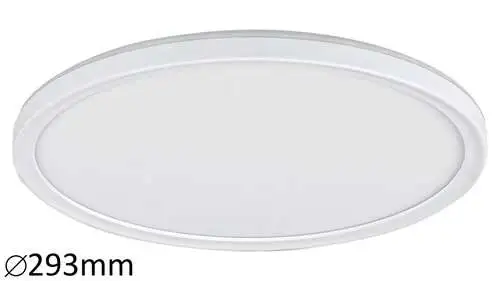 RABALUX Pavel plafonjera LED 18W bela round