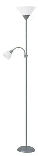 RABALUX Action podna lampa sa citacem E27+E14 silver/bela