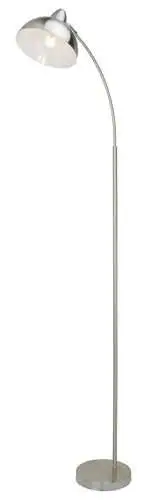 RABALUX Daron, podna lampa, metal, hrom boja E27 158cm
