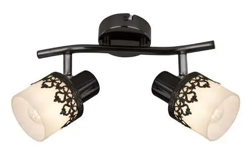 RABALUX Lacey spot E14 2X MAX 40W bla/bela/hrom