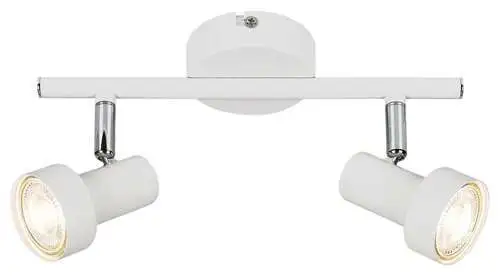 RABALUX Konrad,spot, GU10 2x50W,belo