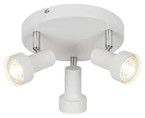 RABALUX Konrad,spot, GU10 3x50W,belo