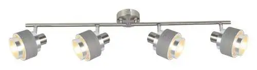 RABALUX Basil Spot E14 4X MAX 40W shrom/s oak