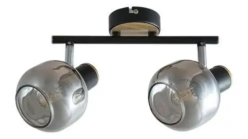 RABALUX Salazar,spot,E142X MAX40W,bl/oak/smoke