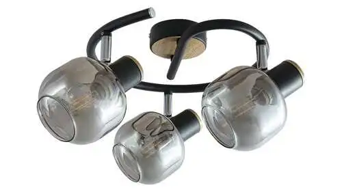 RABALUX Salazar,spot,E143X MAX40W,bl/oak/smoke