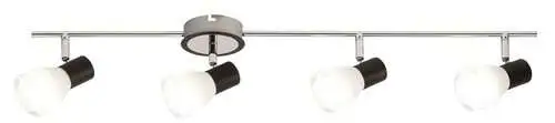 RABALUX Ati spot E14 4x max40W crno/hrom