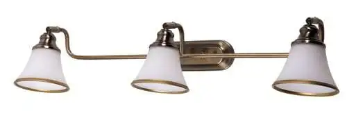 RABALUX Grando zidna lampa E14 3x40W bronza/belo