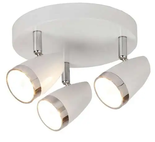 RABALUX Karen spot LED 3x4W belo/hrom