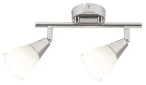 RABALUX Nicolette spot E14 2xMax40W hrom/belo