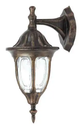 RABALUX Milano spoljna zidna lampa 60W staro zlato IP43