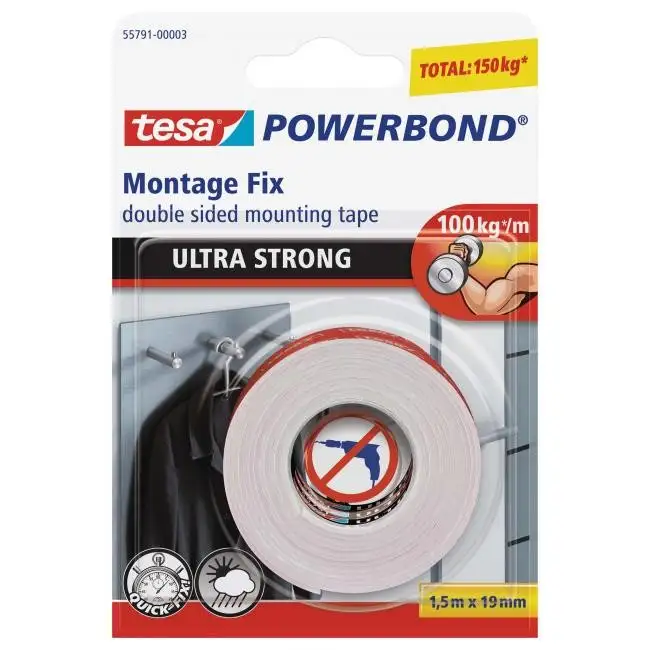 TESA montaz. TR PWRBOND ultra strong 1.5m x 19mm