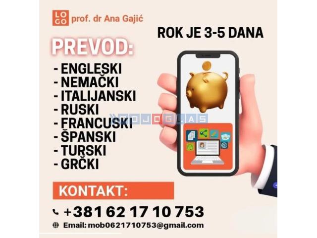 REVOD STRANIH JEZIKA NA SRPSKI JEZIK I OBRNUTO