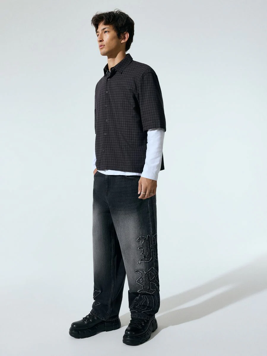 Baggy fit farmerke
