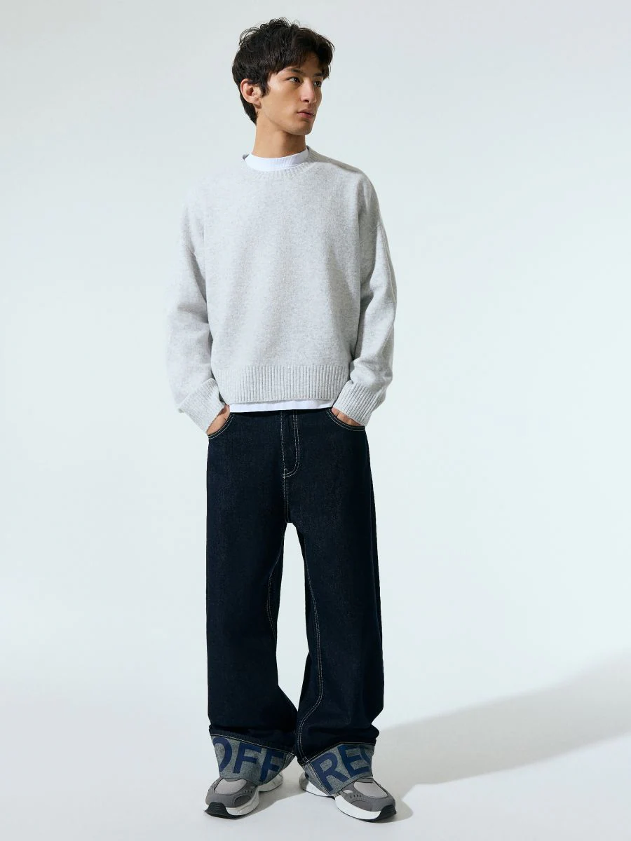 Baggy fit farmerke