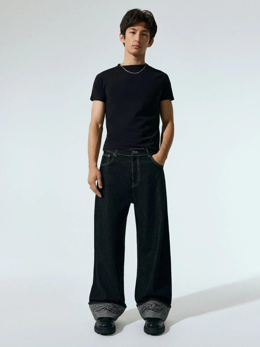 Baggy fit farmerke