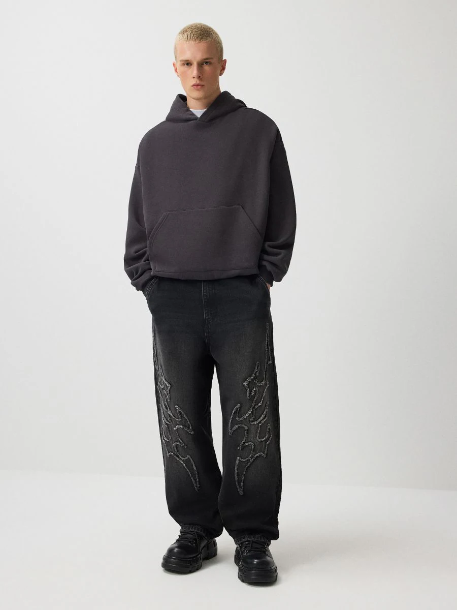 Baggy fit farmerke
