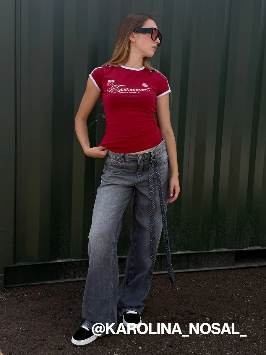 Farmerke wide leg sa niskim strukom